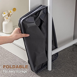 Under Desk Storage Basket For Work ,Mobile Rolling Cart ,Multipurpose Organizer, Storage Basket with Caster Wheels for Home Office School