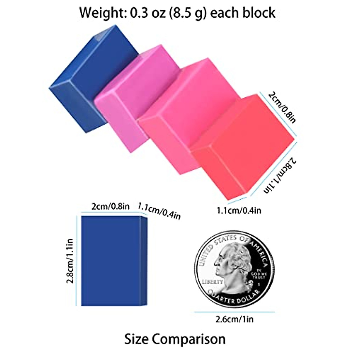 Super Valuable 32 Colors Small Block Polymer Clay Set Oven Bake Clay, Tomorotec Non-Toxic Molding DIY Clay Oven Baking Clay for Kids, Artists (Softer)