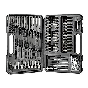 BLACK+DECKER Screwdriver Bit Set / Drill Bit Set, 109-Piece (BDA91109)