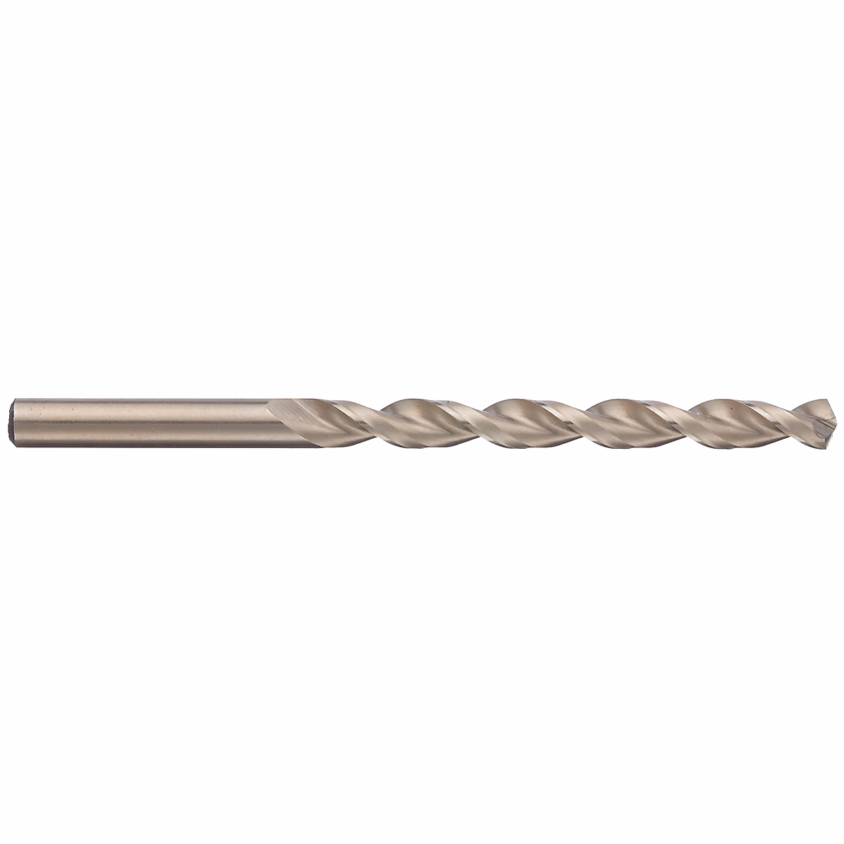 Cleveland 2075 Cobalt Steel Jobbers' Length Drill Bit, Gold Oxide Finish, Round Shank, 135 Degree Notch Point, 1/8" (Pack of 10)