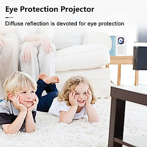 Projector with WiFi and Bluetooth, Native 1080P Portable Projector 4K Supported 120" Display for Home Outdoor, LED Smart Movie Projector Compatible with iOS/Android/PS5/TV Stick/Xbox