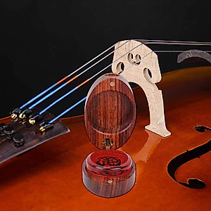 Zyyini Rosin,Professional Violin Rosin Light Low Dust Rosin for Bows for Violin Viola and Cello in Violin Style with Wood Case (2#)