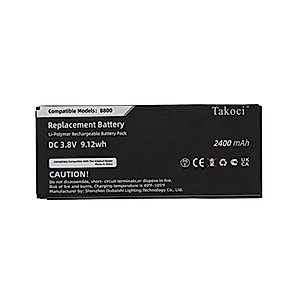 TAKOCI Replacement Battery 8800 Compatible with Cisco CP-BATT-8821 GP-S10-374192-010H 74-102376-01