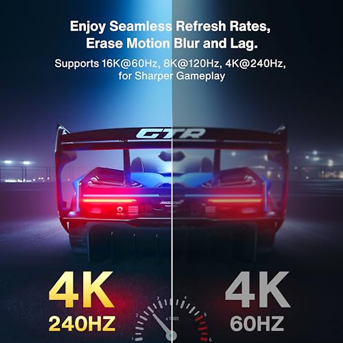 IVANKY DisplayPort Cable 2.1/2.0, 16K DP 2.1/2.0 Cable with 40Gbps Bandwidth [16K@60Hz, 10K/8K@60Hz, 4K@165Hz], Support HDR, HDCP 2.2, 3D, ARC, Compatible with Gaming Monitor, TV and More (6.6ft)