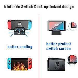 Switch Dock for Nintendo Switch/Switch OLED,Switch Docking Station Replacement for Official Nintendo Switch Dock,Travel Switch TV Dock 4K HDMI USB 3.0 Ports,Nintendo Switch Accessories