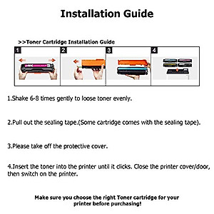 1 Pack 204A | CF510A (Black) Compatible High Yield Toner Cartridge Replacement for HP Laser Jet M154a M154nw M180n M181fw M181fdw M180nw Printers,Sold by Thurink.