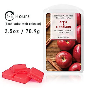 STRN Wax Melts Wax Cubes, Wax Melts Scented, Wax Cubes, Wax Cubes for Wax Warmer, Candle Wax Melts, Scented Wax Melts Apple Cinnamon
