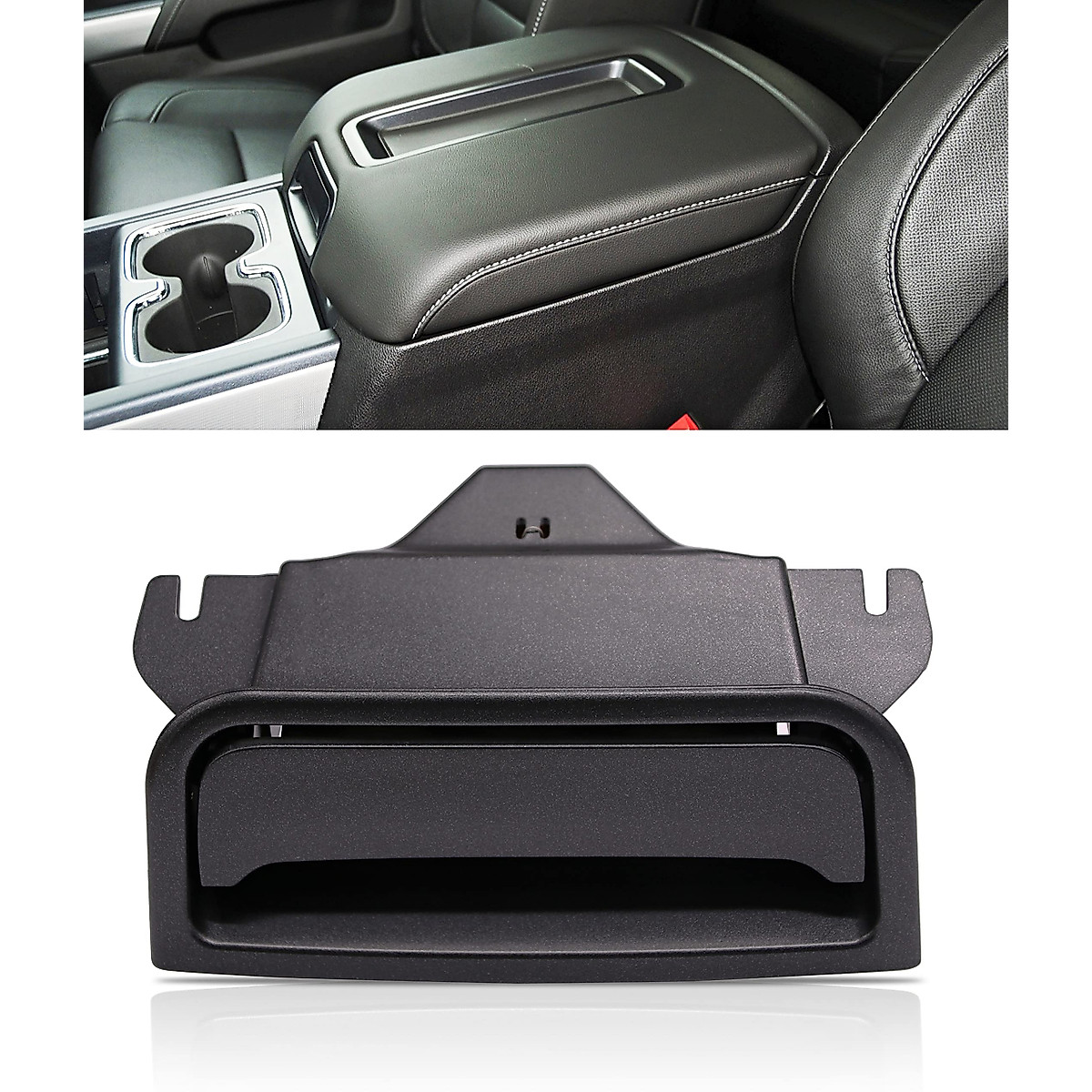 Kerman Center Console Armrest Latch Fit for 2014-2018 Chevrolet GMC Lid Latch Handle Replaces OEM Part GM 22792217 by Kallia