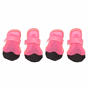 Dog Shoes, Rubber Sole Nonslip Comfortable Running Shoes for Winter Snowy Day Hot Pavement (M)