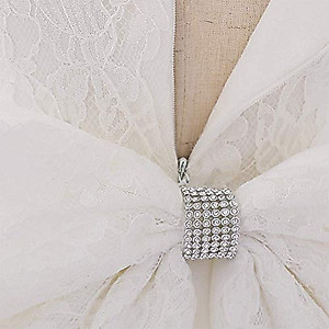 Toddler Baby Flower Girl Princess Lace Dress First Baptism Communion Bowknot Formal Embroidery Tutu Gown Elegant Wedding Bridesmaid Birthday Party Dresses Up with Headwear White 6-9 Months