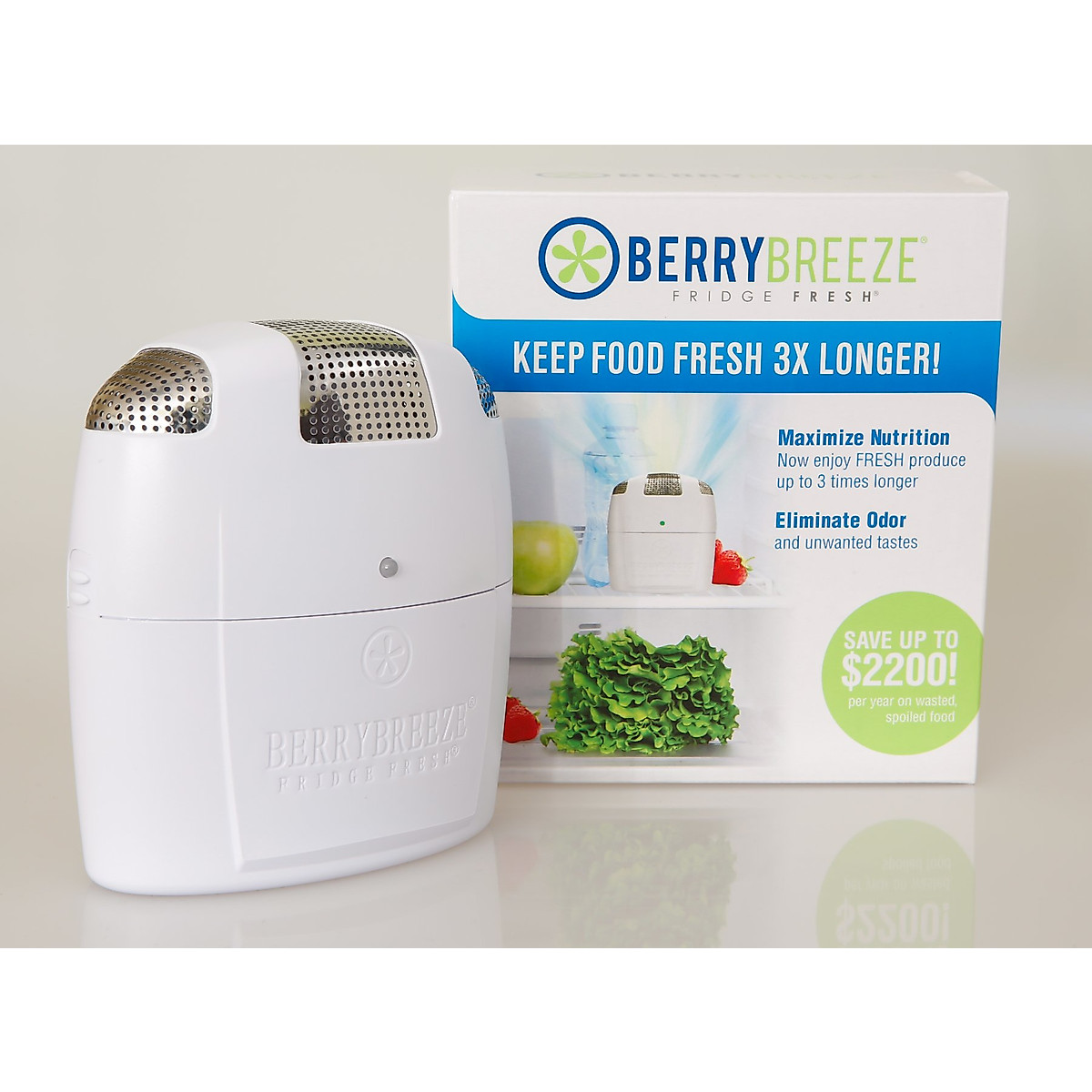 Berry Breeze Activated Oxygen Refrigerator Deodorizer-2023Model