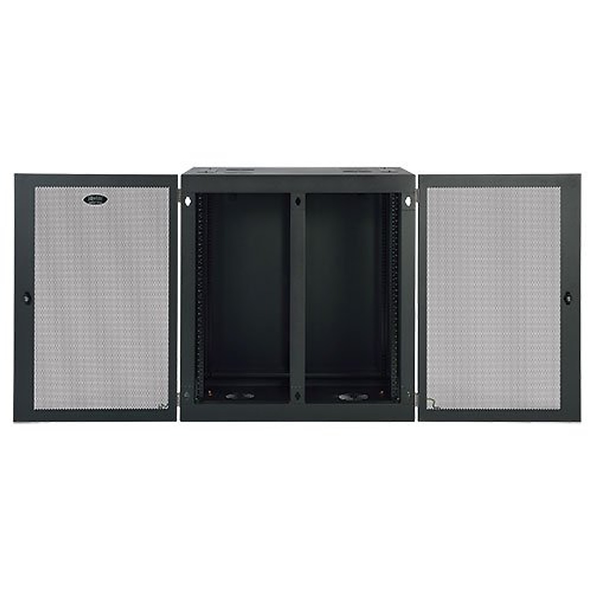 TRIPP LITE 18U Heavy Duty Wall Mount Rack Enclosure Cabinet Side Mount Wall Mount Components SRW18UHD Black