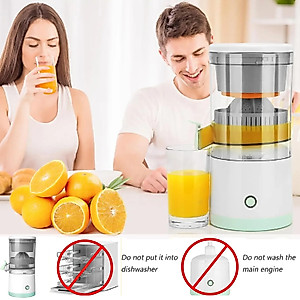 Electric Citrus Juicer, Citrus Juicer with USB Cable, Easy to Clean Portable Juicer for Fresh Orange Juice, Squeeze Orange, Lemon, Kiwi and Grapefruit Juice