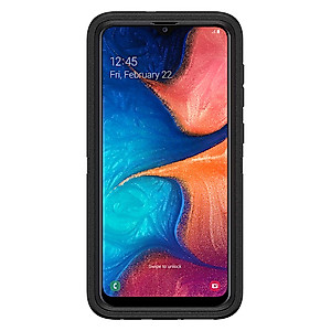 OtterBox DEFENDER SERIES SCREENLESS Case Case for Samsung Galaxy A20 - BLACK