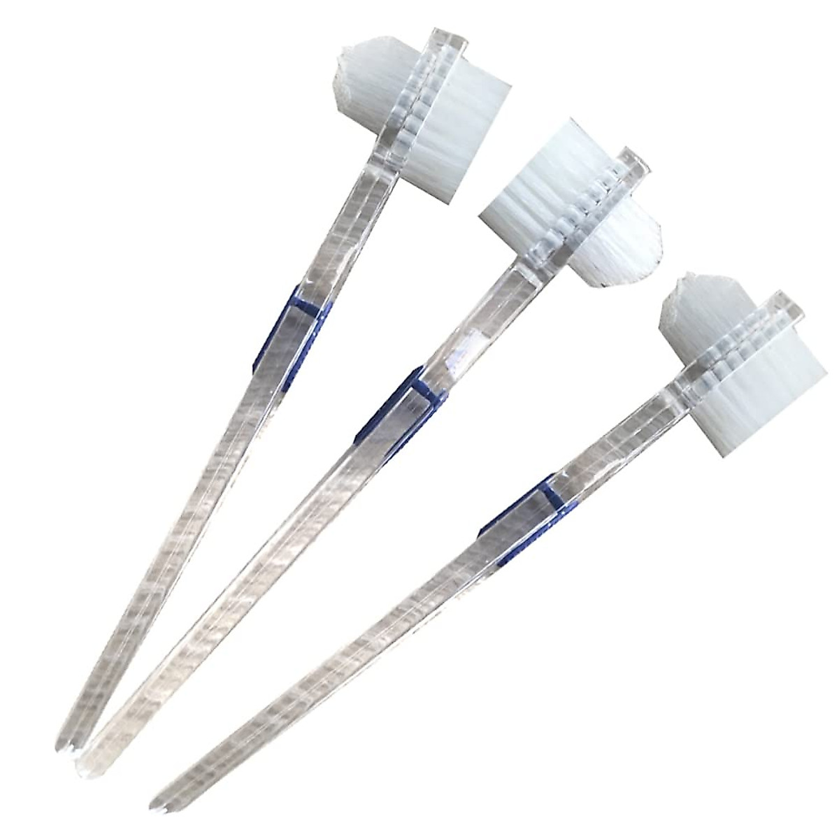 FOMIYES 3pcs Denture Cleaning kit False Teeth Brush Mouth Toothbrush Denture Brush Soft False Teeth Cleaning Tool Retainer Brush Cleaning Tools Double Sided Toothbrush Care Thread