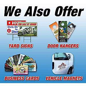 Financing Available (18" X 24") Yard Sign, Quantity Discounts, Multi-Packs, Includes Metal Step Stake, Bandit Sign