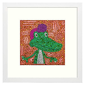 Frametory 12x12 White Picture Frame, Display Pictures 8x8 with Mat or 12 by 12 Without Mat, Square Wall Frame for Print and Diamond Painting - Wide Molding (12x12, White)