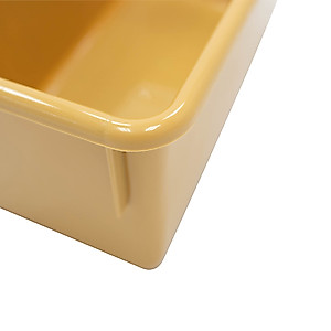 Angeles Value Line Cubby Storage Trays, Set-12 Tan, ANG7052T12, Nursery or Classroom Décor, Preschool or Daycare Plastic Bins for Kids Shelving Units