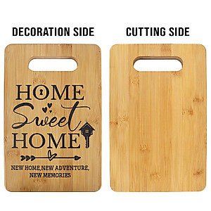 House Warming Gifts for New Home Bamboo Cutting Board Kitchen Housewarming Gift New Home Gifts for First Home New House Apartment Chopping Board Gift for Couple
