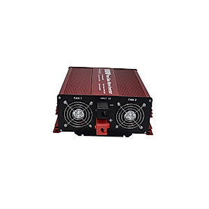1000W Pure sine ave Power Inverter, Input DC24V Output AC110V 60Hz, with Dual Sockets, USB Output and LCD Wired Remote kit Ideal for 24V Solar System