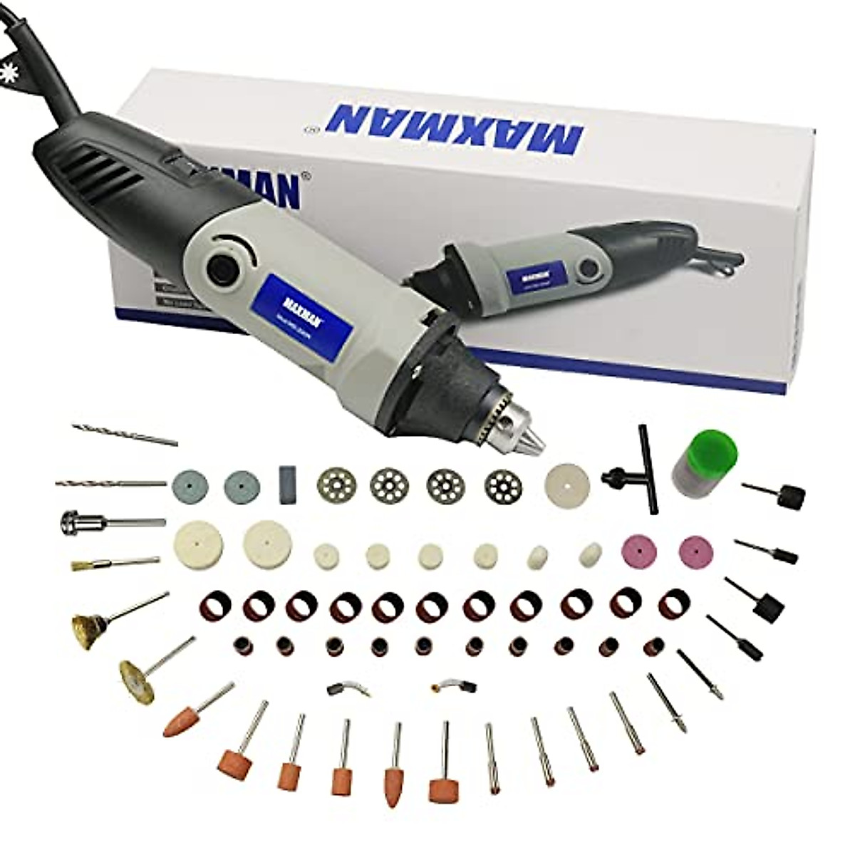 Rotary Tool Kit Variable Speed Power Tool Set,10.6 Inch Electric Drill Die Grinder with 93pcs for Crafting Projects and DIY Creations