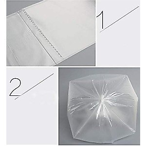 4 Gallon Small Trash Bags Bathroom Garbage Bags Clear Plastic Wastebasket Can Liners for Home and Office Bins,White degradable environmental protection bag,Thickening,100 Count