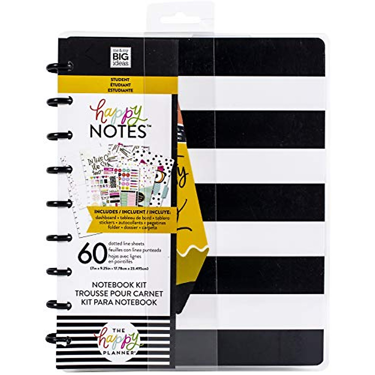 Me & My Big Ideas Happy PLNR CLSC Note, Curious Pencil