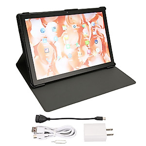 MAVIS LAVEN 10.1 Inch FHD Tablet Black 8MP 16MP 8 Core CPU 100-240V 5G WiFi 8GB 256GB Office Tablet 12 (US Plug)