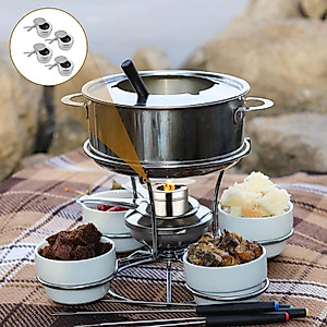 Stainless Steel Chafing Fuel Holder: 4pcs Fuel Holder with Cover, Chafer Wick Fuel and Canned Heat Holders, Chafing Dish Buffet Set for Chafing Dish, and Buffet, Barbecue, Party Supplies