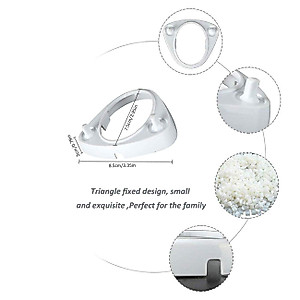 BSGB 6PCS Plastic Travel Electric Toothbrush Heads Cover Protective Cap Case for Oral-B Electric Replacement Tooth Brush Keep Germ Dust Away (Long)