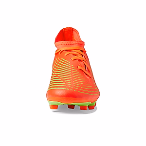 adidas Unisex Edge.4 Predator Flexible Ground Soccer Shoe, Solar Red/Solar Green/Black (Sock), 10 US Men