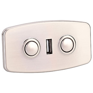 OKJHFD2 Button Lift Chair or Electric Recliner Hand Control, Electric Sofa Recliner Hand Control, Plug and Play Hand Control Recliner Replacement Parts with Dual USB Charging Ports