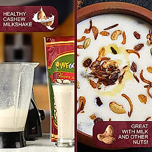 Raw Whole Unsalted Cashews – 5 lbs.- Premium Quality Kosher Raw Cashews By We Got Nuts – Oil-Free Natural, Healthy & Diet-Friendly Snack – Gourmet Savory Flavor – Air-Tight Resealable Bag Package