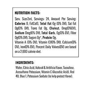 Hawaiian Punch, Fruit Juicy Red, Liquid Water Enhancer – New, Better Taste! (4 Bottles, Makes 96 Flavored Water Drinks) – Sugar Free, Zero Calorie