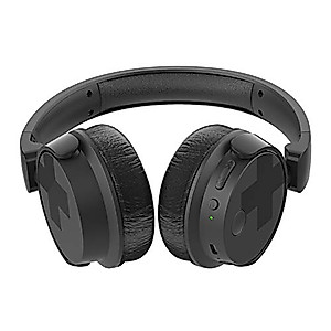 Philips Bass+ BH305 Wireless Bluetooth Active Noise Cancelling Lightweight Stereo Headphones with Up to 18 Hours of Playtime - Black (TAPH305BK)