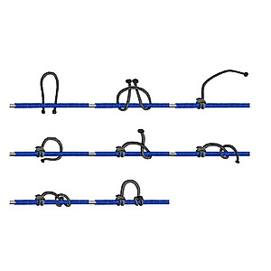 SAS 100 FT Release Nock Archery Compound Bow D-Loop Durable Wire