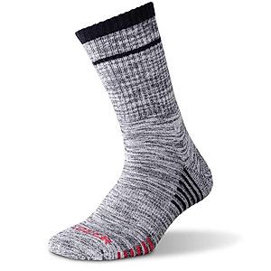 FEIDEER Hiking Socks Walking Socks For Men, 5 Pairs Outdoor Recreation Socks Moisture Wicking Crew Socks (5MSL18105-XL)