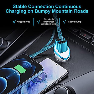 USB Fast Charger Kit for Google Pixel 7/6pro/6a/5/4/4a/4XL/3/3a/3XL/2, Wall Charger Plug + Car Phone Charger + 2X Nylon-Braided USB A to USB C Cables (3ft) for Samsung Galaxy S23,S22 Ultra,S21,S20,A33