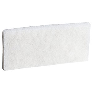 3M 8440 Doodlebug Cleaning Pad, 4.6" x 10" - 5-Pack, White
