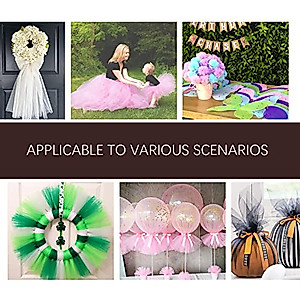 54" by 20 Yards Tulle Fabric Rolls Blush Tulle Ribbon Tutu Spool Bolt for DIY Wedding Decoration Baby Shower Tutu Skirt Gift Wrapping Large Matte Tulle, Roll Packaging (Blush)