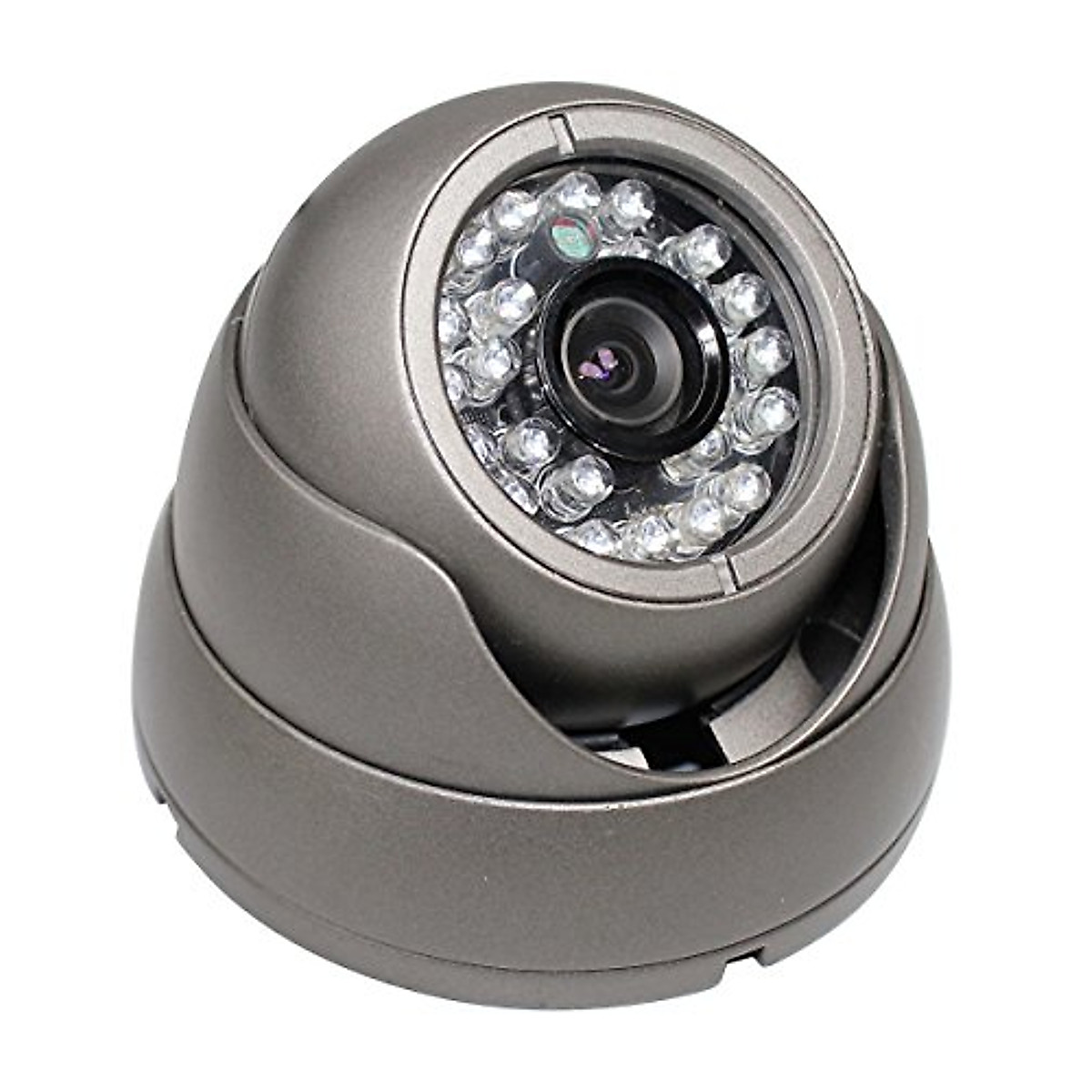 Sinis Security 5MP 4MP TVI Analog Security Dome Camera, 3.6mm Lens, 80Ft Night Vision, Outdoor Weatherproof, Grey Full Metal Housing, Default TVI 4MP 30fps
