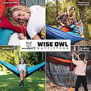 Wise Owl Outfitters Hammock Stand - 106 x 42 Inch Portable, Collapsible Stand for Outdoor Hammock - 440 Pound Capacity Frame and Carry Bag Included