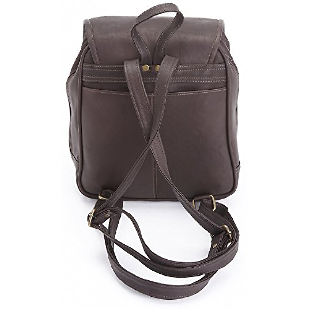 Royce Leather Luxury Tablet Ipad Travel Backpack Handcrafted in Colombian Leather, Brown, One Size