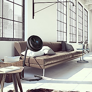 Vornado 783 Full-Size Whole Room Air Circulator Fan with Adjustable Height & 293 Large Heavy Duty Air Circulator Shop Fan, Yellow