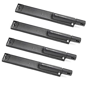 Cmanzhi C2F301 (4-Pack) 15 13/16" Cast Iron Grill Burner Replacement Parts for Jennair 720-0062, 720-0063, Nexgrill 720-0671, 720-0165, Charbroil 463241004, 463241904, 463247404, 463247504