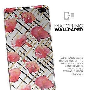 DesignSkinz Karamfila Watercolo Poppies V25 Protective Vinyl Decal Wrap Skin Cover Compatible with The Samsung Galaxy S20 (Screen Trim & Back Glass Skin)