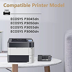 4 Pack Black TK3162 TK-3162 1T02T90US0 Toner Cartridge Replacement for Kyocera ECOSYS P3045dn P3050dn P3055dn P3060dn Toner Kit Printer