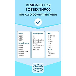 Dekoni Audio Fostex TH900 Fenestrated Sheepskin Ear Pad Set