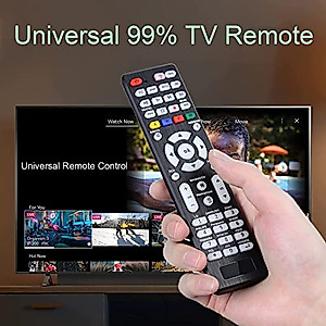 Universal TV Remote for Samsung,LG, Sony, Sharp, Vizio, Philips, Toshiba, Hitachi, Sanyo, JVC, TCL, Hisense, Vestel, Seiki, Insignia, Magnavox, haier, Panasonic All Series TV