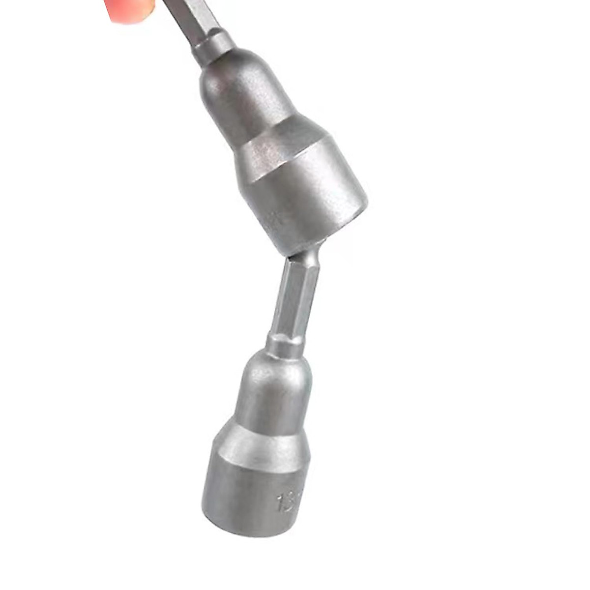 2pcs 1/4" Quick-Change Hex Shank 10mm nut driver magnetic ， 1/4 10mm nut driver bit,10mm hex nut driver bit ，65mm Length，Metric